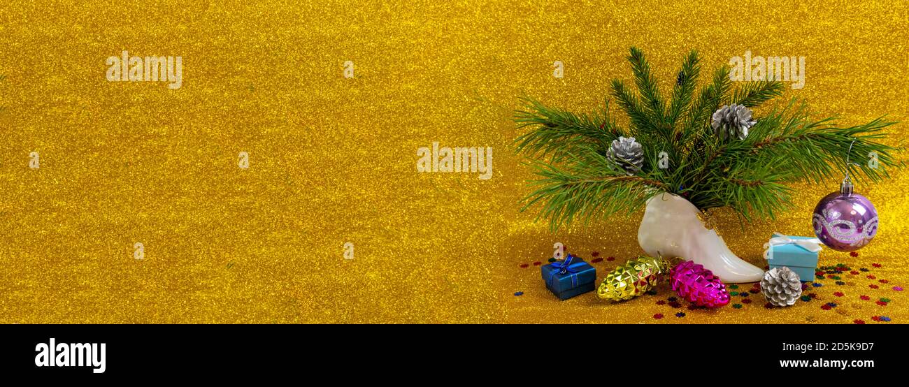 Merry Christmas and happy new year. Card, banner, Flat Lay, flyer ...