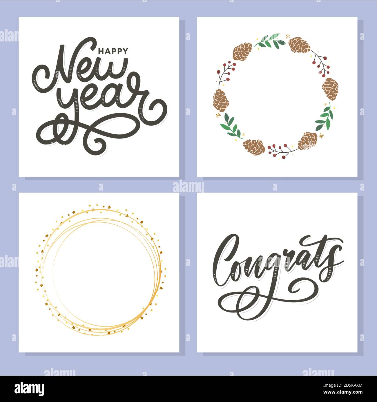 Congrats Congratulations card lettering calligraphy text Brush Stock ...