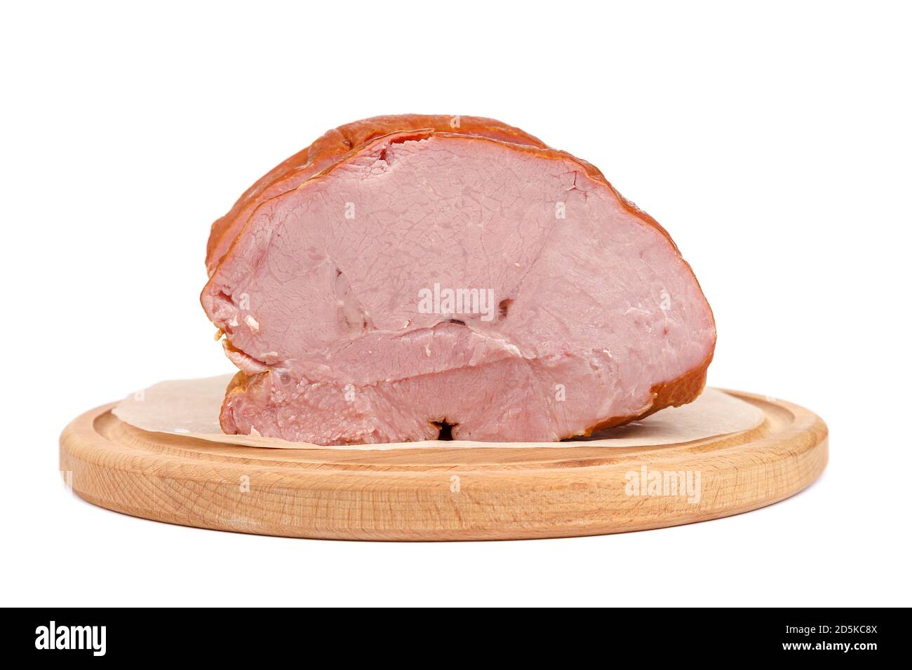 Smoked meat isolated on a white background Stock Photo - Alamy