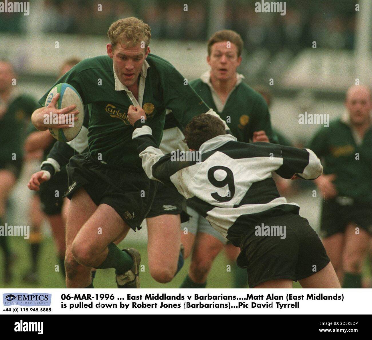 06-MAR-1996 ... East Midlands v Barbarians. Matt Alan (East Midlands ...