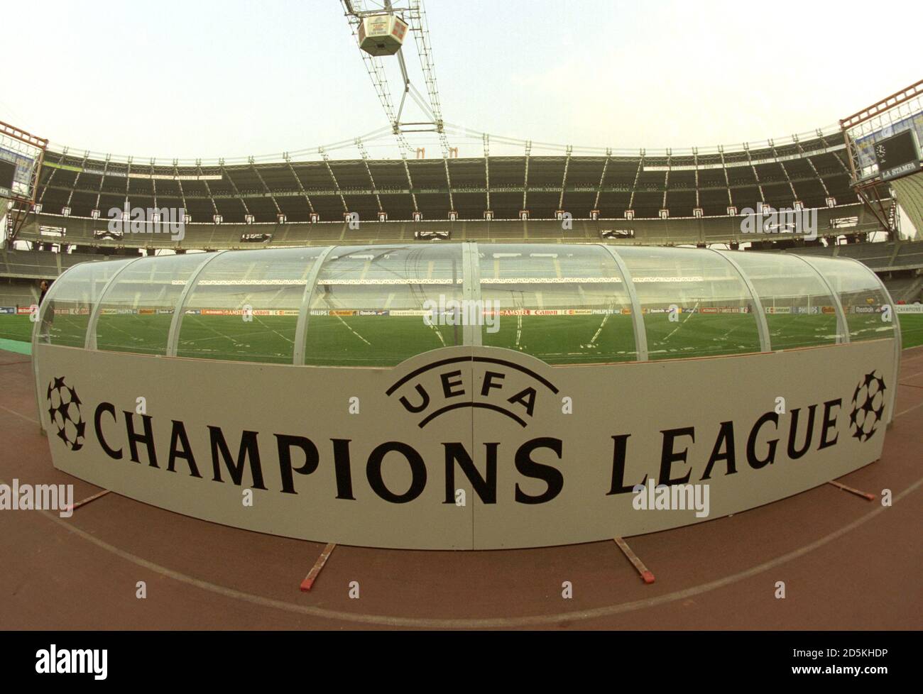 Champions League signage Stock Photo - Alamy