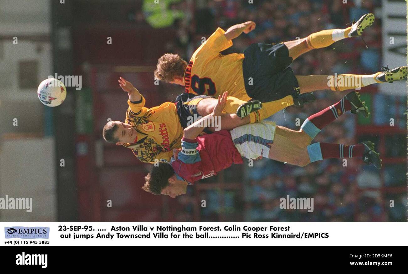 23-SEP-95. .... Aston Villa v Nottingham Forest. Colin Cooper Forest ...