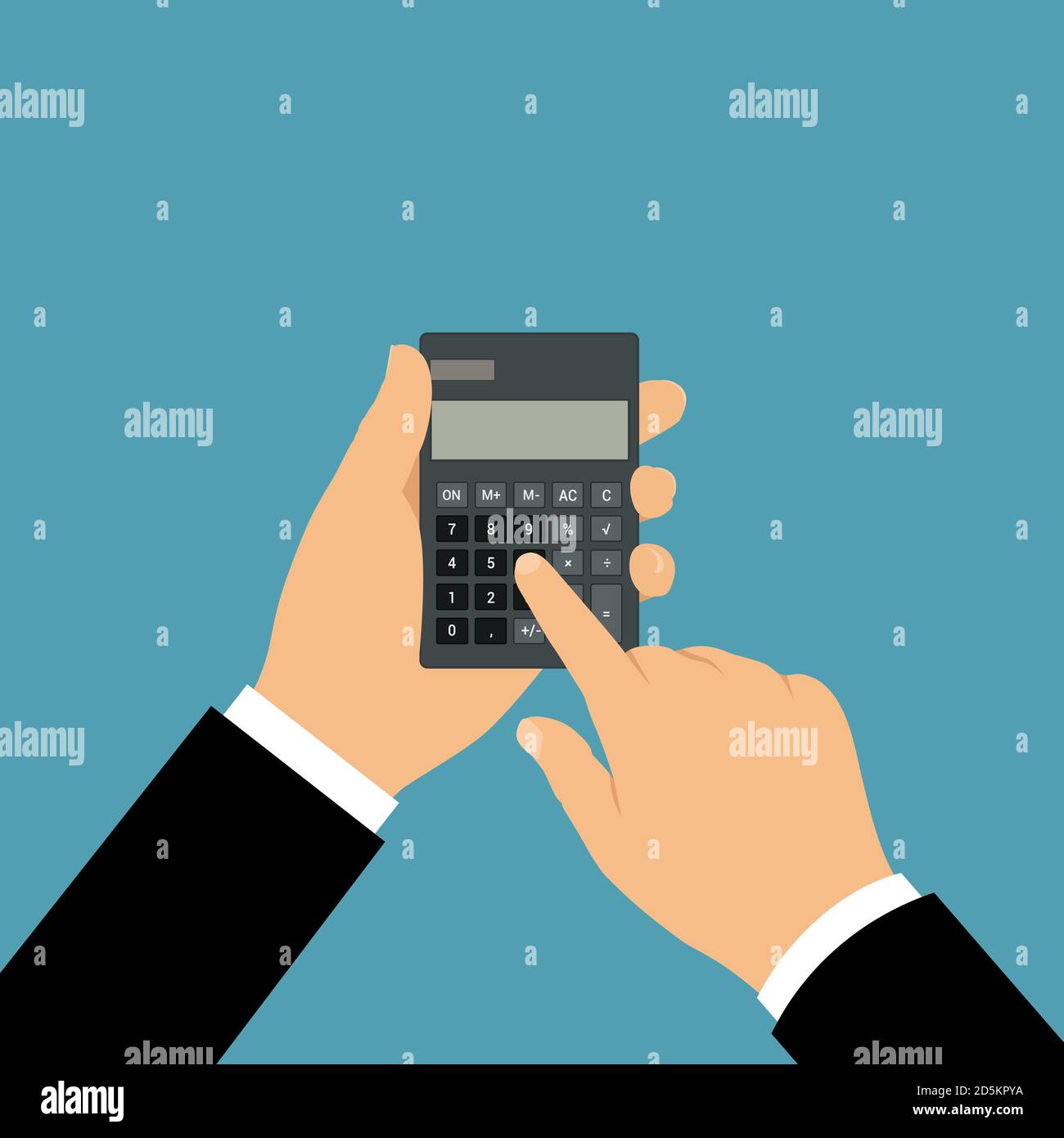 Flat icon financial calculator buttons hi-res stock photography and ...