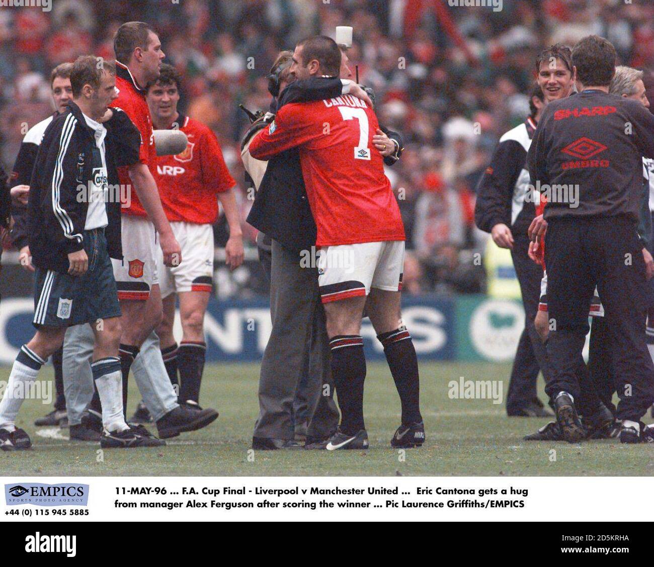 11-MAY-96 ... F.A. Cup Final - Liverpool v Manchester United ... Eric ...