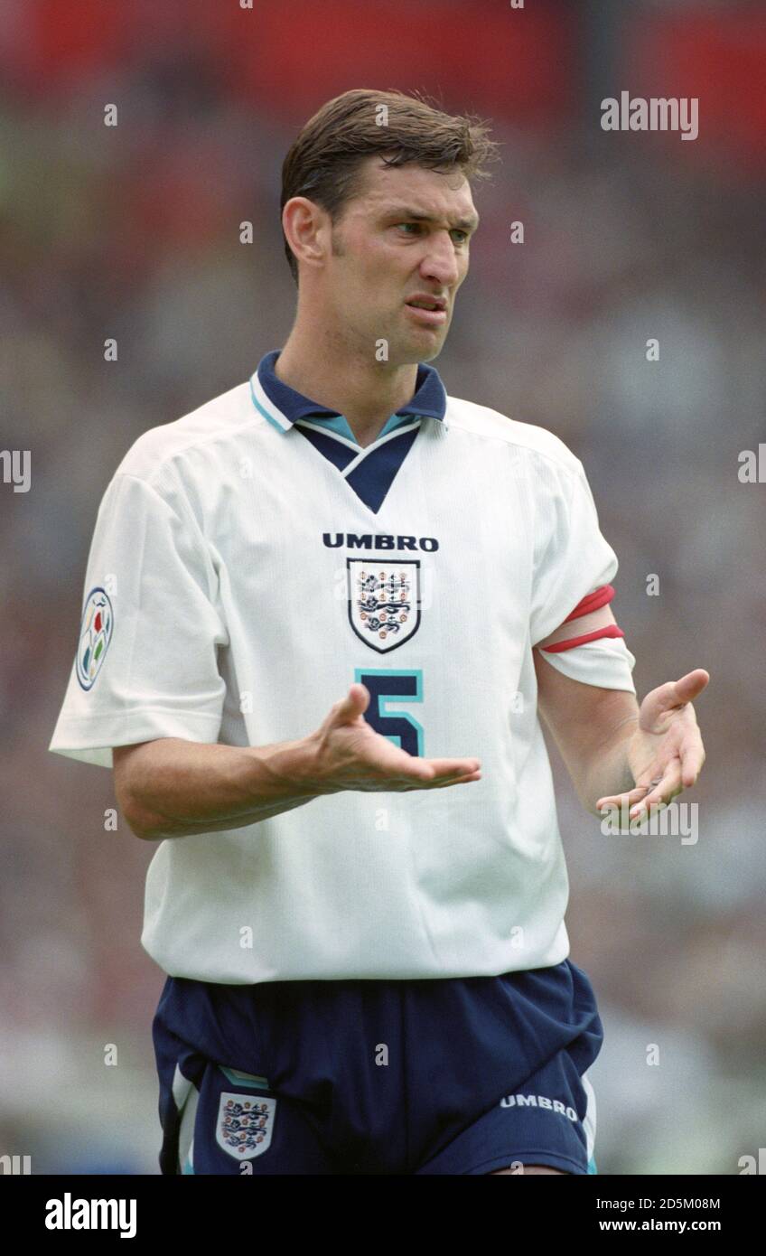 Tony Adams, England captain Stock Photo - Alamy