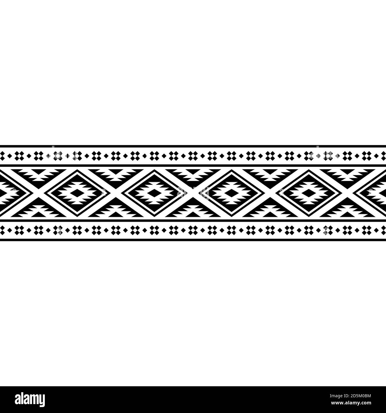 Black Aztec Background