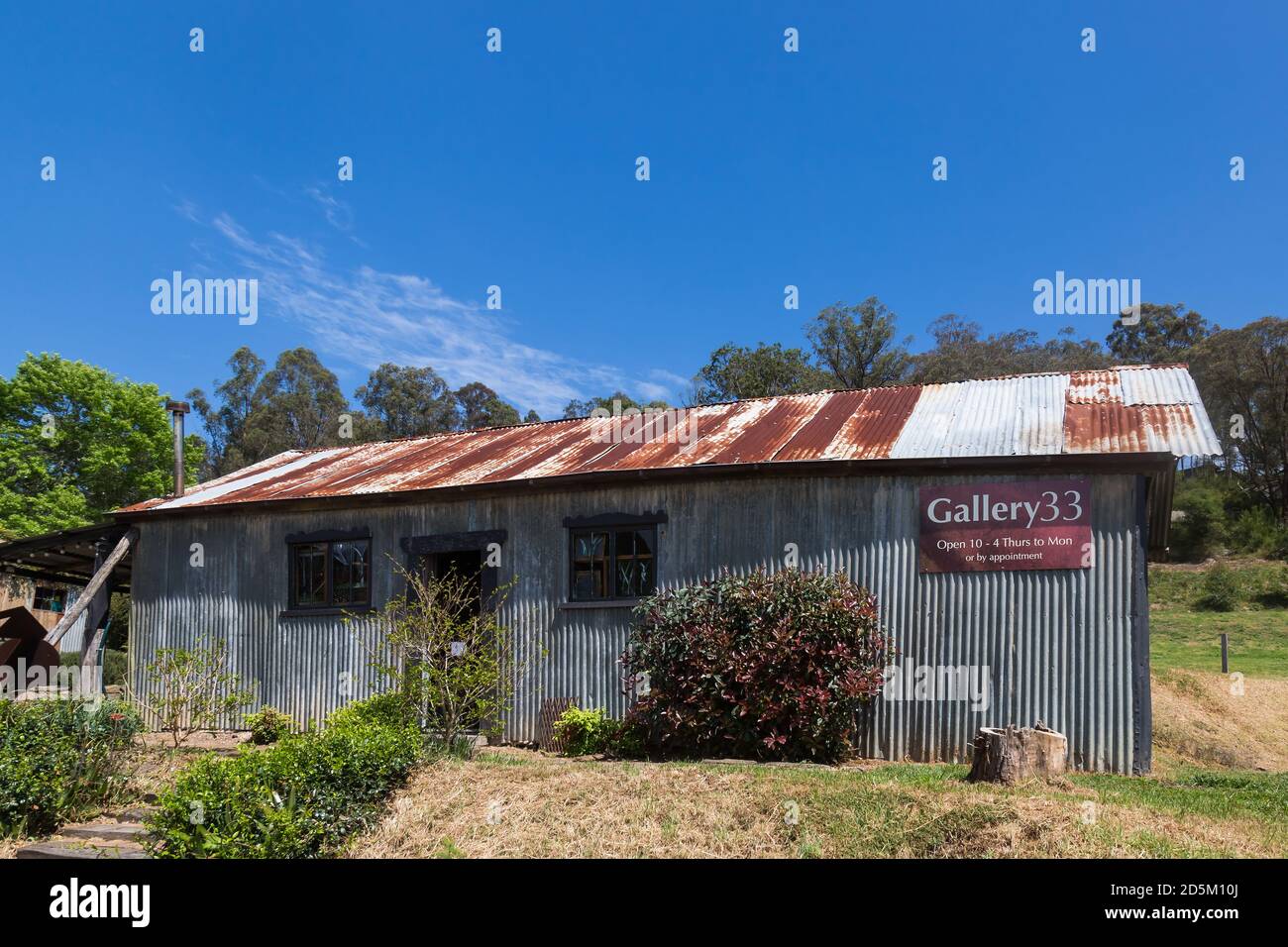 Gallery 33 in the historic town of Laguna, a locality in the city of Cessnock, in the Hunter ...