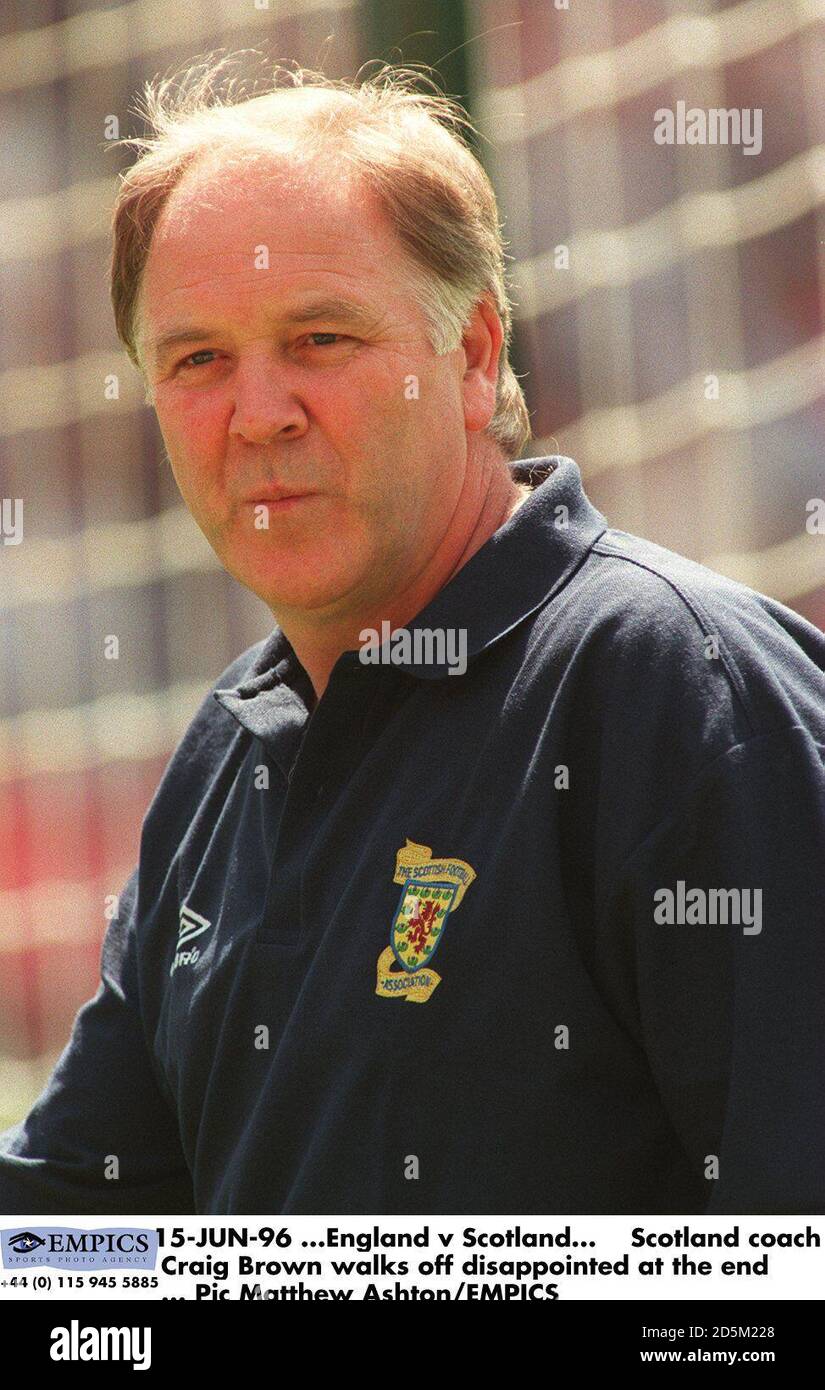 Scotland coach craig brown hi-res stock photography and images - Alamy