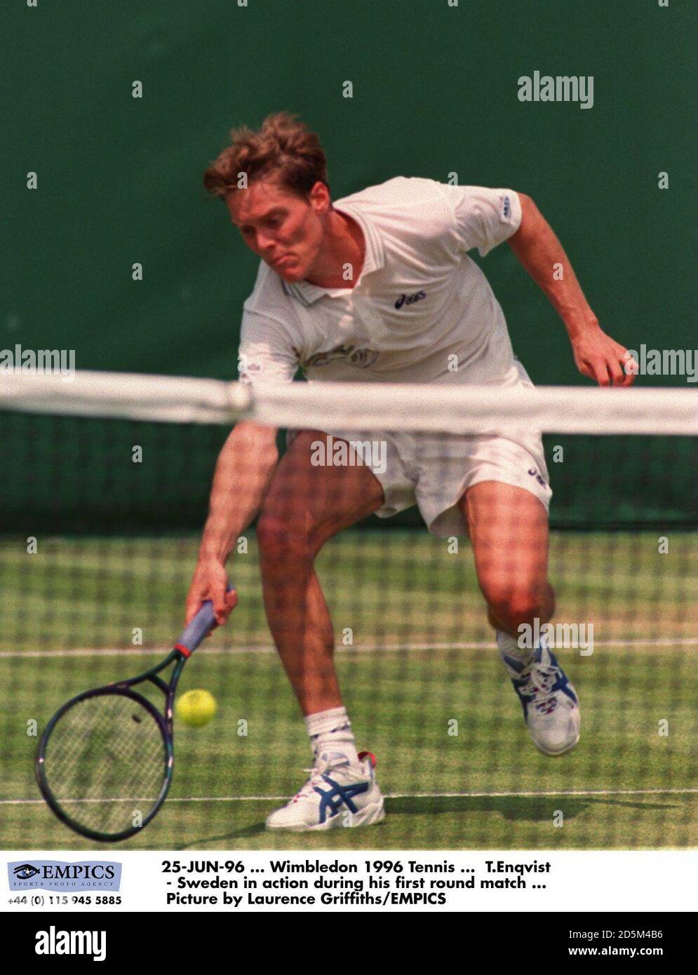 25-JUN-96 ... Wimbledon 1996 Tennis ... Todd Enqvist - Sweden in action ...