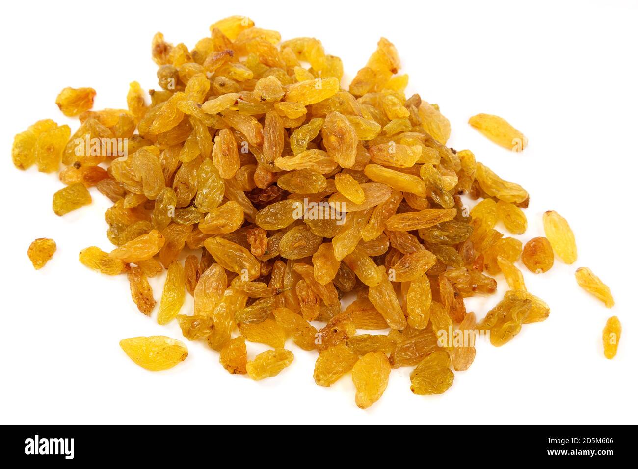 Dried grapes raisins isolated on white background Stock Photo - Alamy