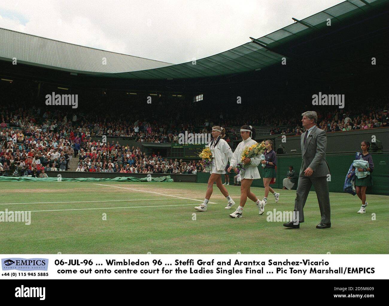 06-JUL-96 ... Wimbledon 96 ... Steffi Graf and Arantxa Sanchez-Vicario ...