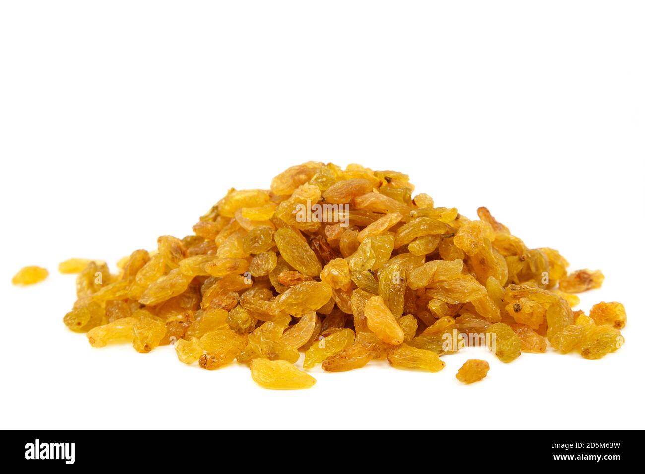 Dried grapes raisins isolated on white background Stock Photo - Alamy