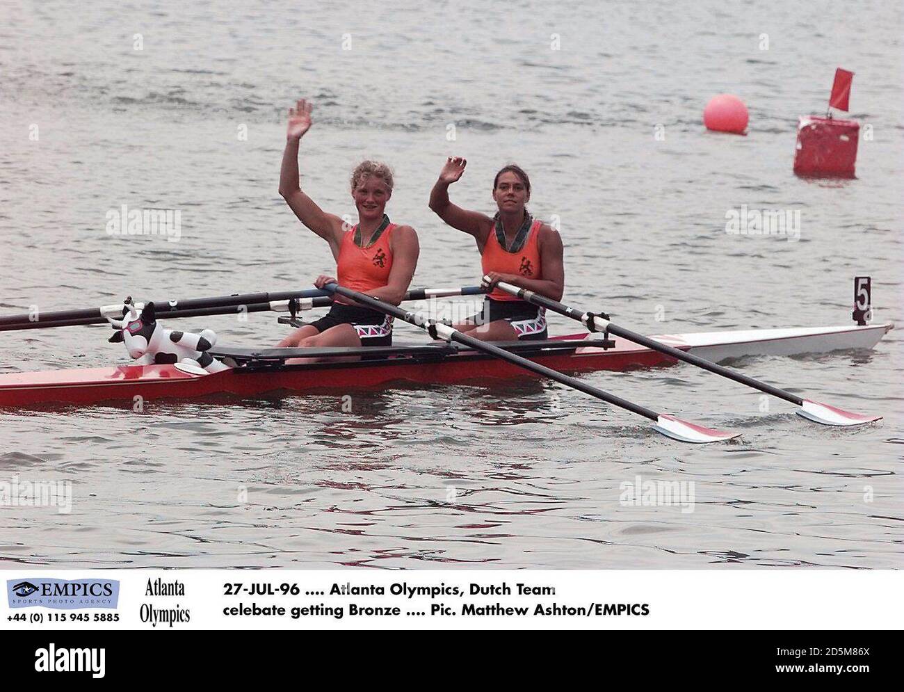 27-JUL-96 .... Atlanta Olympics, Dutch Team Irene Eijs,rEeke Van Nes ...