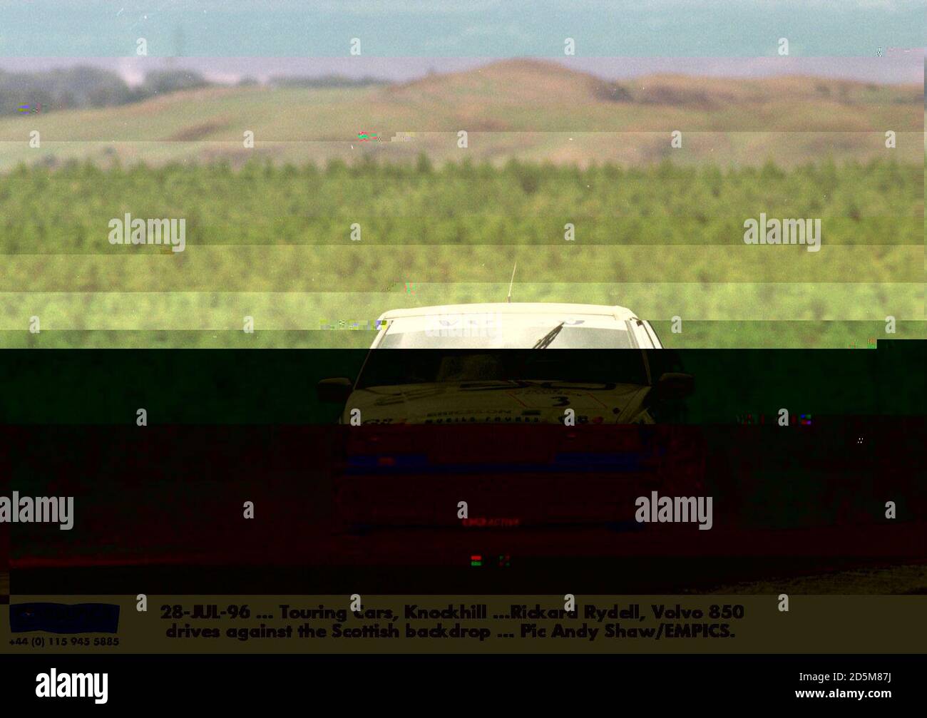 28-JUL-96 ... Touring Cars, Knockhill ...Rickard Rydell, Volvo 850 ...