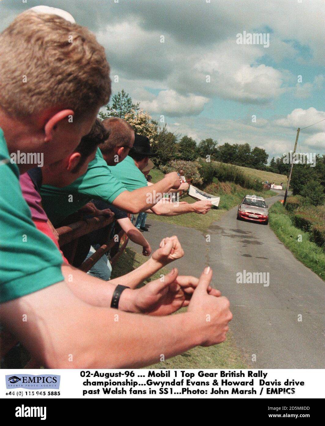 02-August-96 ... Mobil 1 Top Gear British Rally championship. Gwyndaf ...