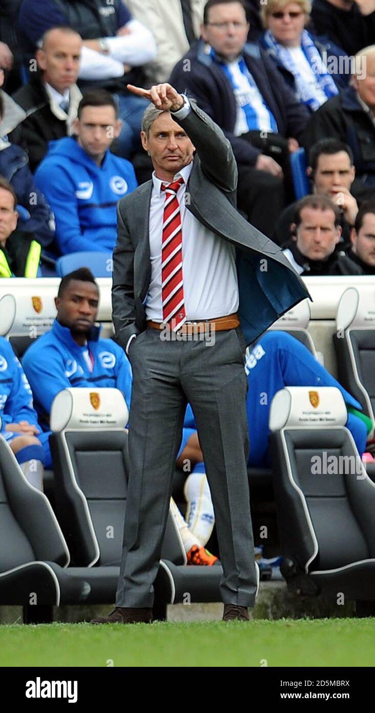 Charlton Athletic manager Jose Riga during the Sky Bet League ...