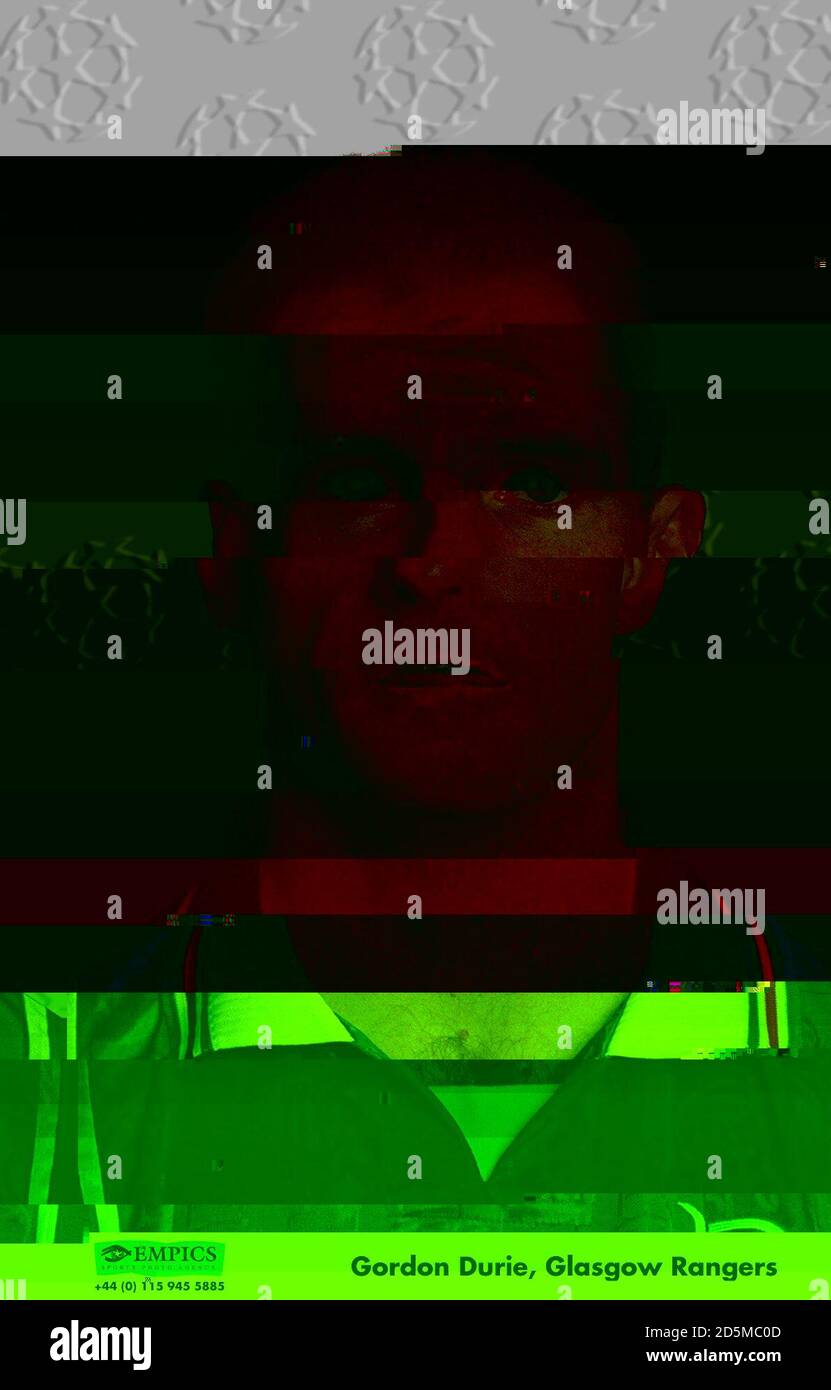 Gordon Durie, Glasgow Rangers rRESTRICTED SYNDICATION OF UCL PORTRAITS ...