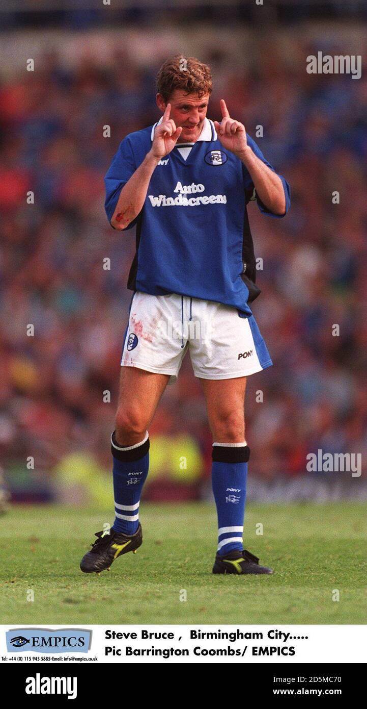 Steve Bruce , Birmingham City Stock Photo - Alamy