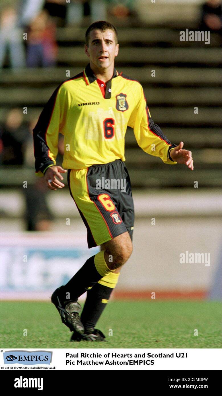 Paul Ritchie of Hearts and Scotland U21 Stock Photo - Alamy