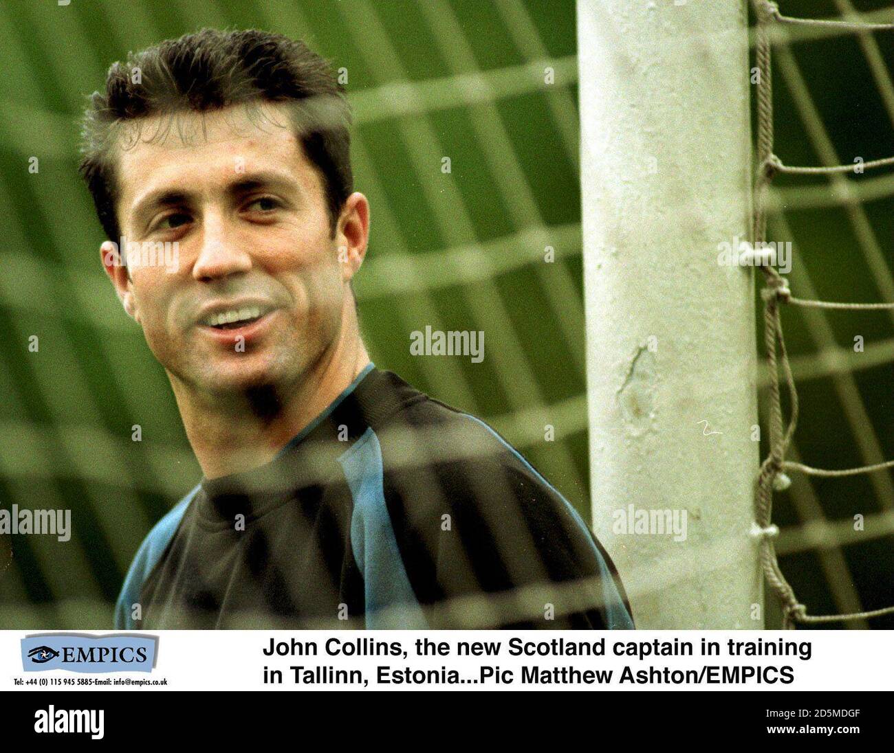Scotland's new captain John Collins training in Estonia Stock Photo - Alamy
