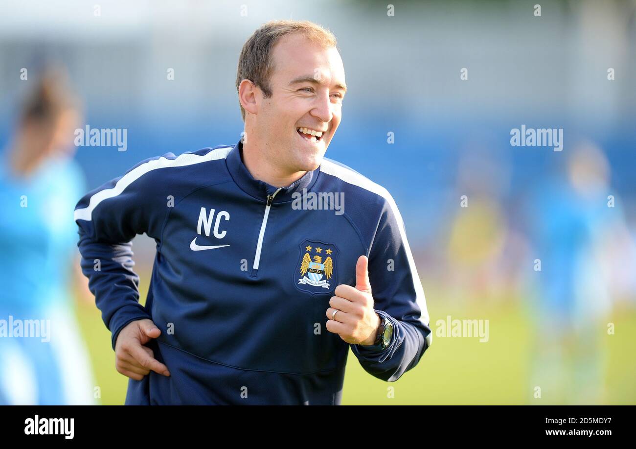 Manchester city women training hi-res stock photography and images - Alamy