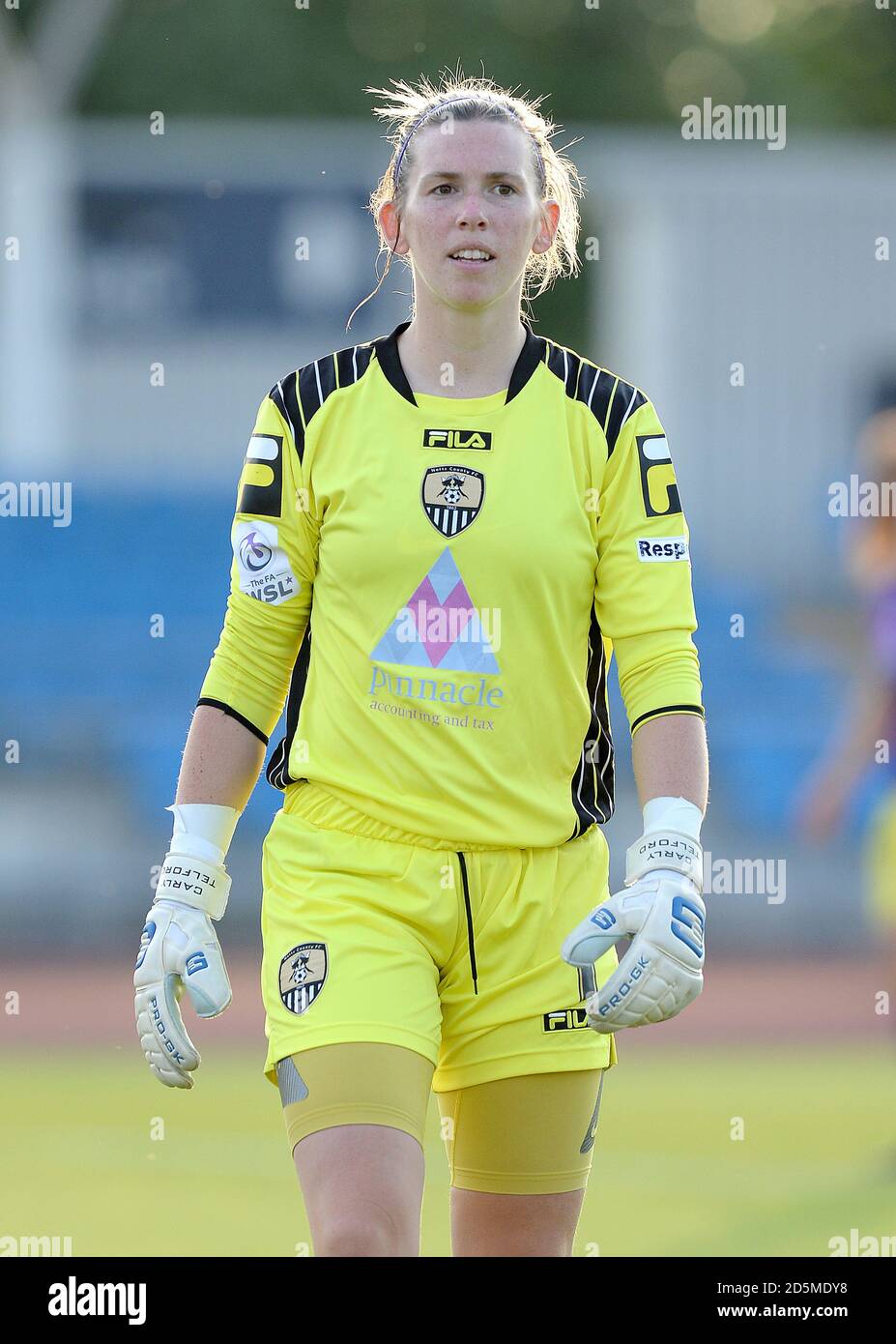Notts County Ladies goalkeeper Carly Telford Stock Photo - Alamy