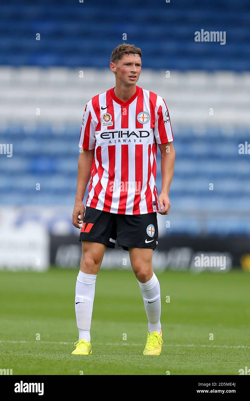 Melbourne City's George Evans Stock Photo - Alamy