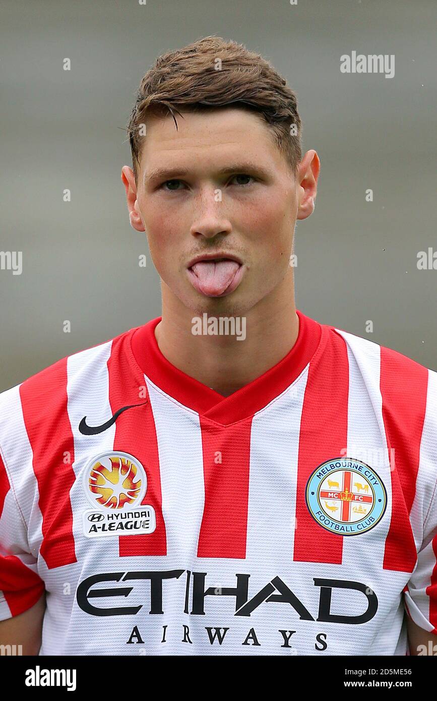 Melbourne City's George Evans Stock Photo - Alamy
