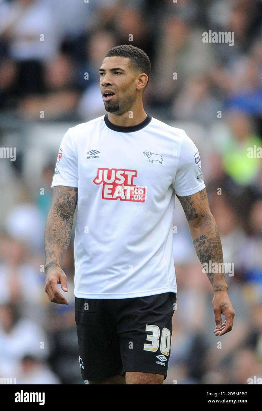 Derby County's Leon Best Stock Photo - Alamy