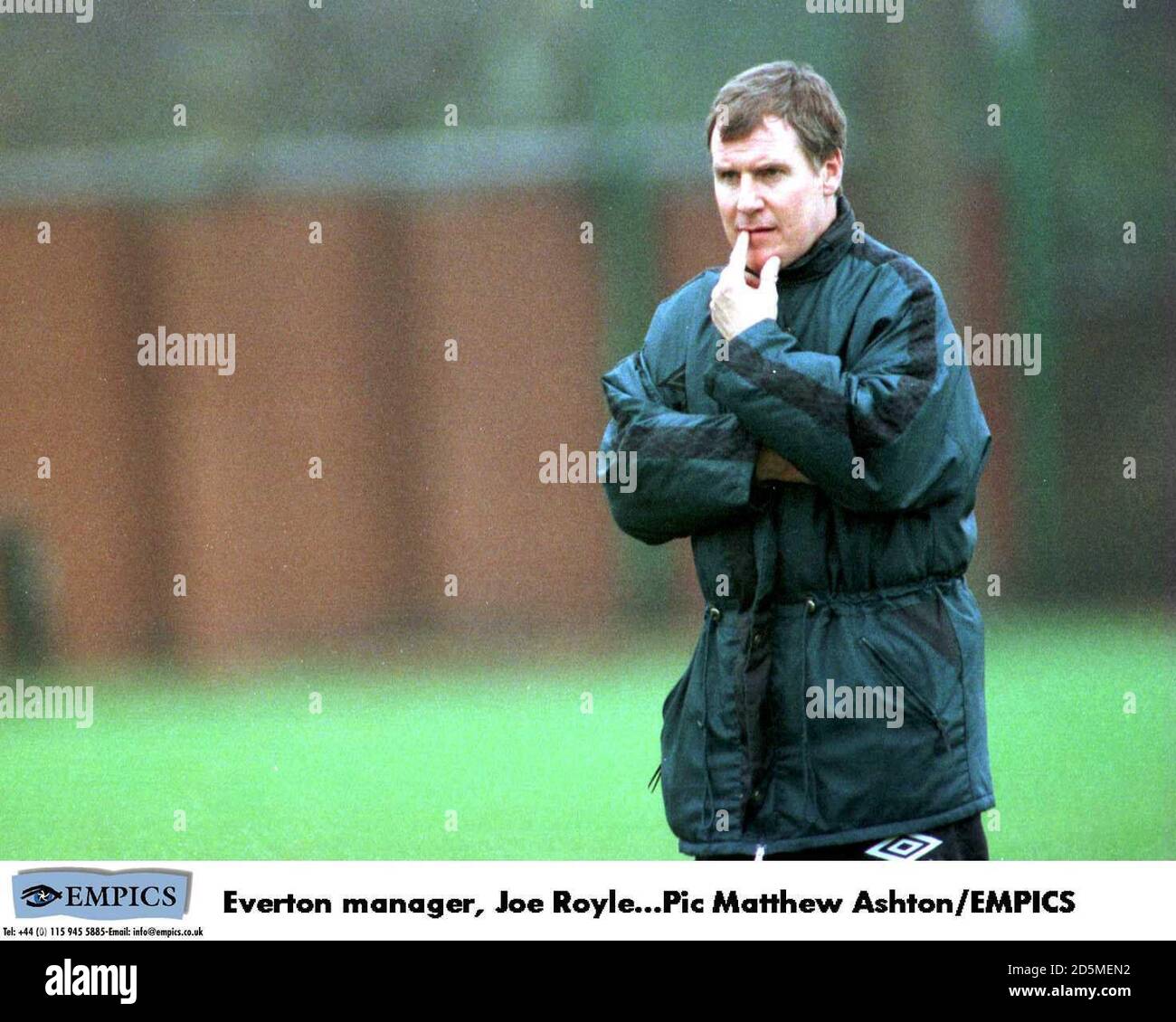 Everton manager, Joe Royle Stock Photo - Alamy