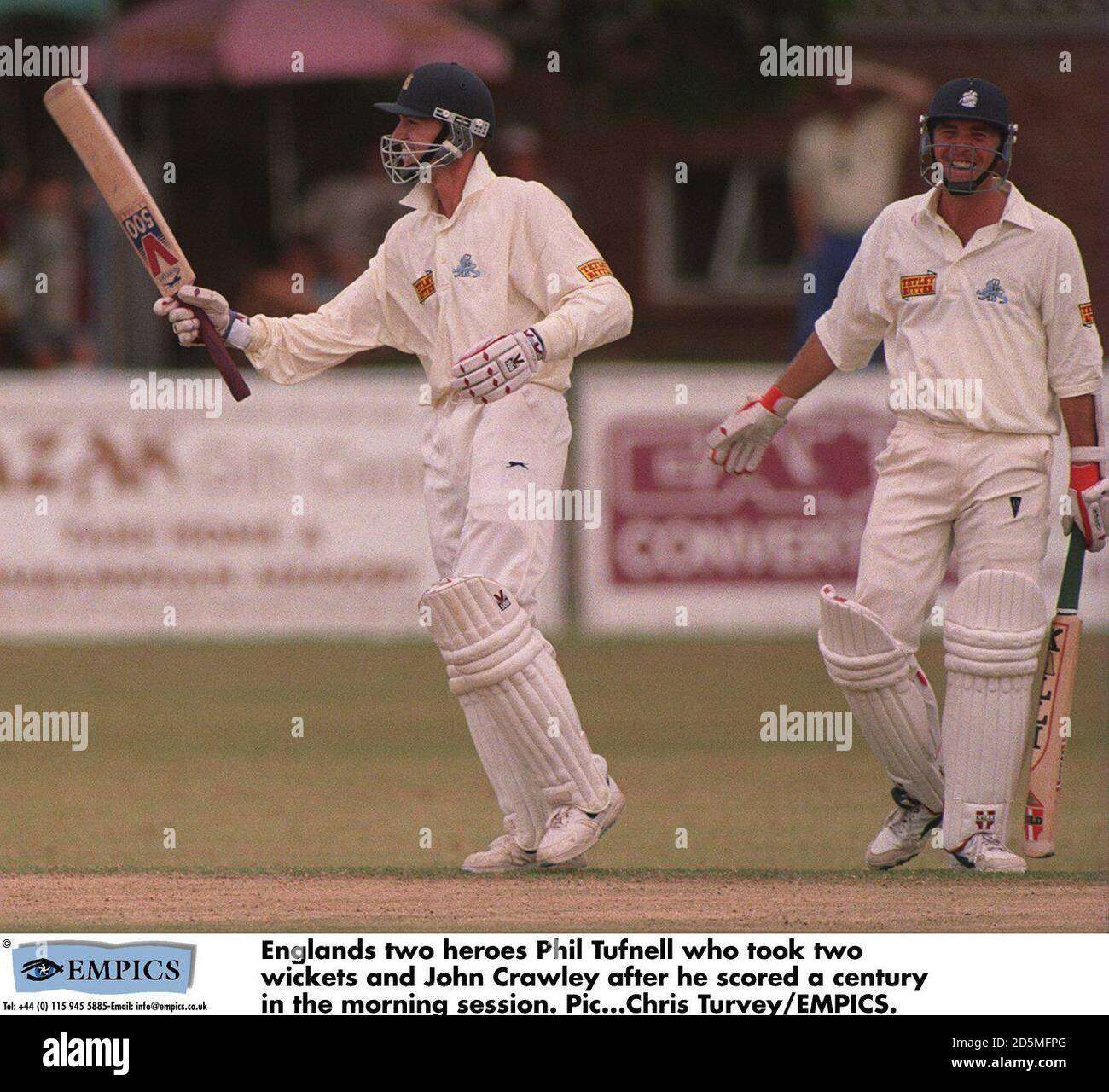 Englands two heroes of the fourth day of the first Test Phil Tufnell ...