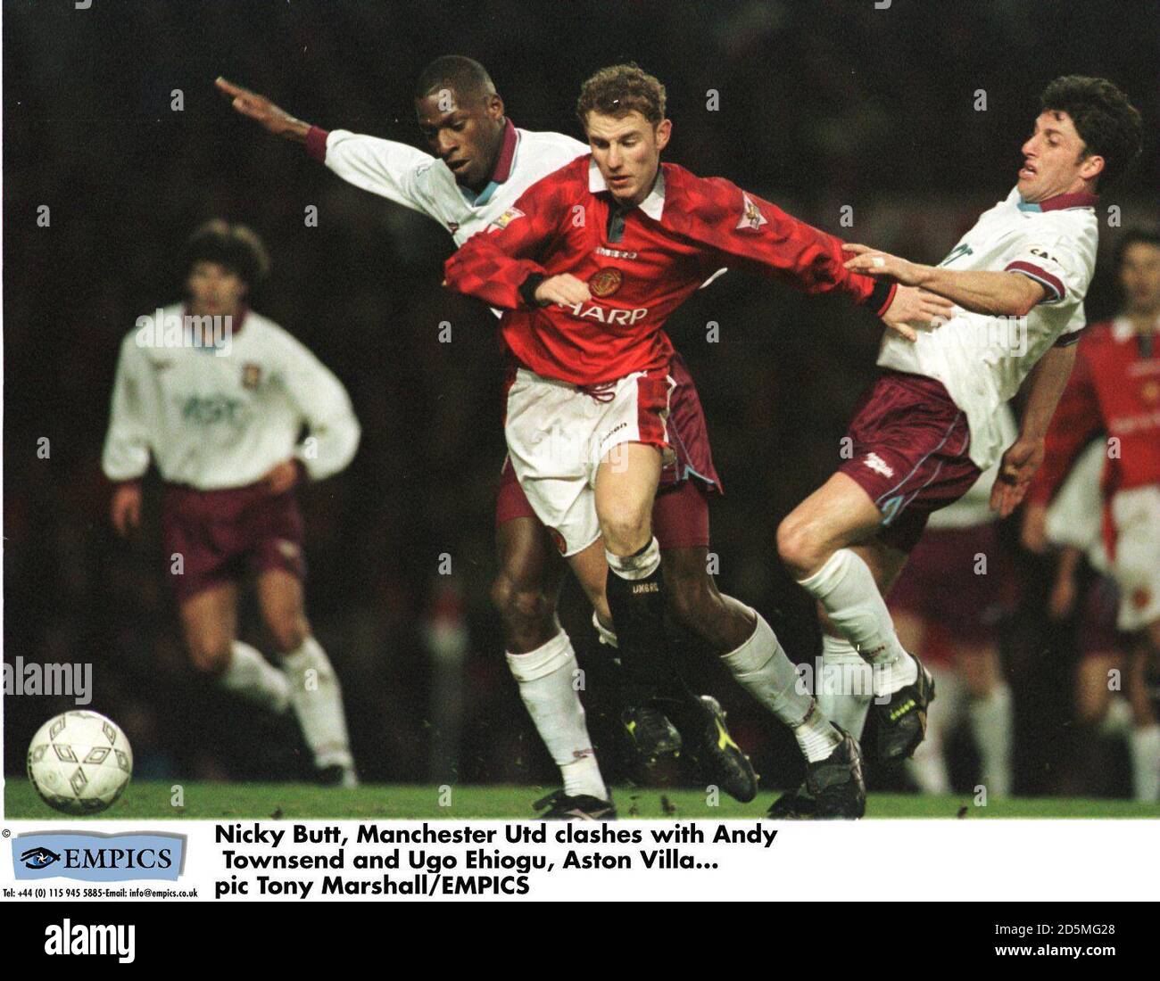 Nicky Butt, Manchester United clashes with Andy Townsend and Ugo Ehiogu ...