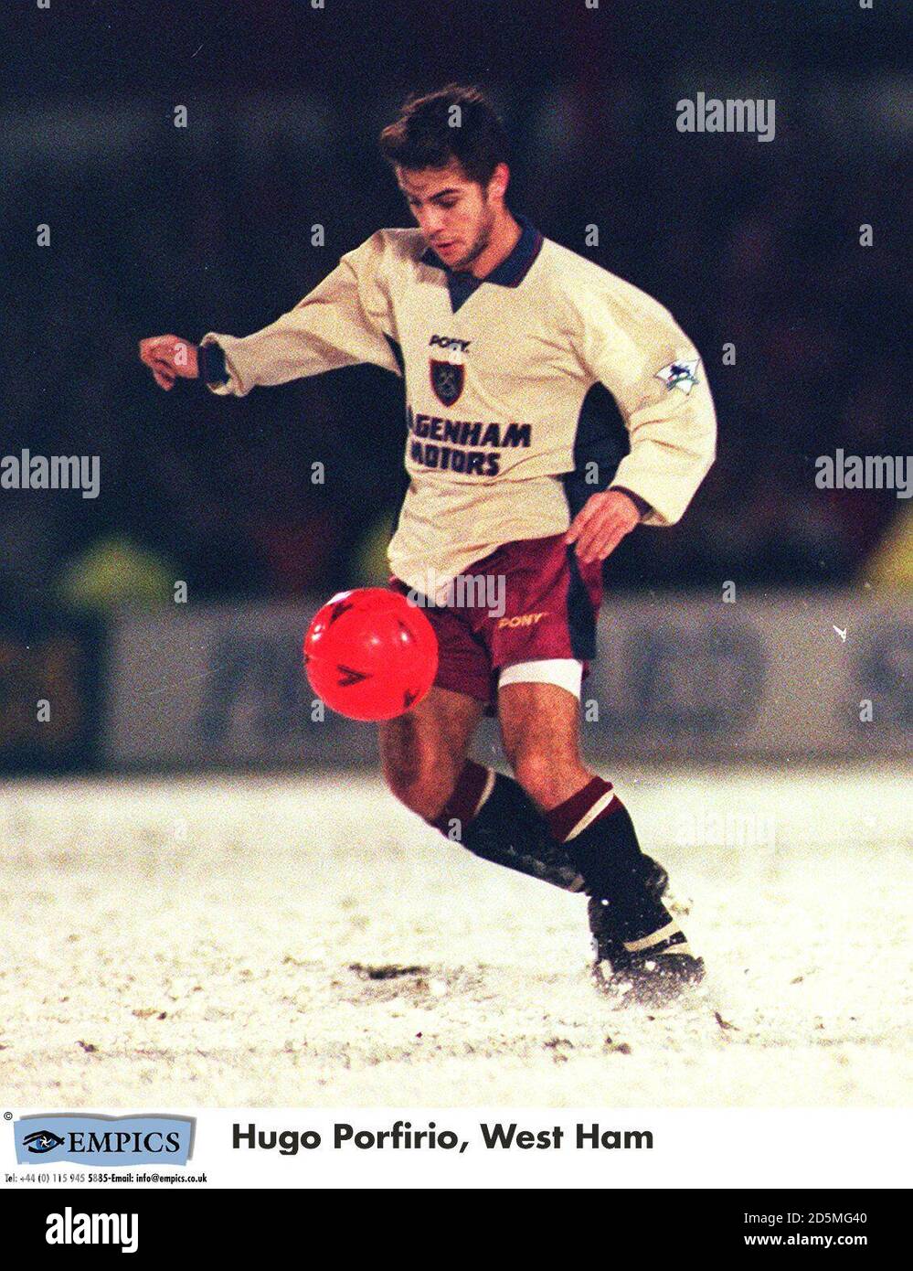 Hugo Porfirio, West Ham Stock Photo - Alamy