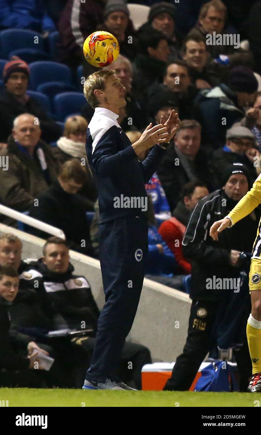 Brighton and hove albion manager sami hyypia hi-res stock photography ...