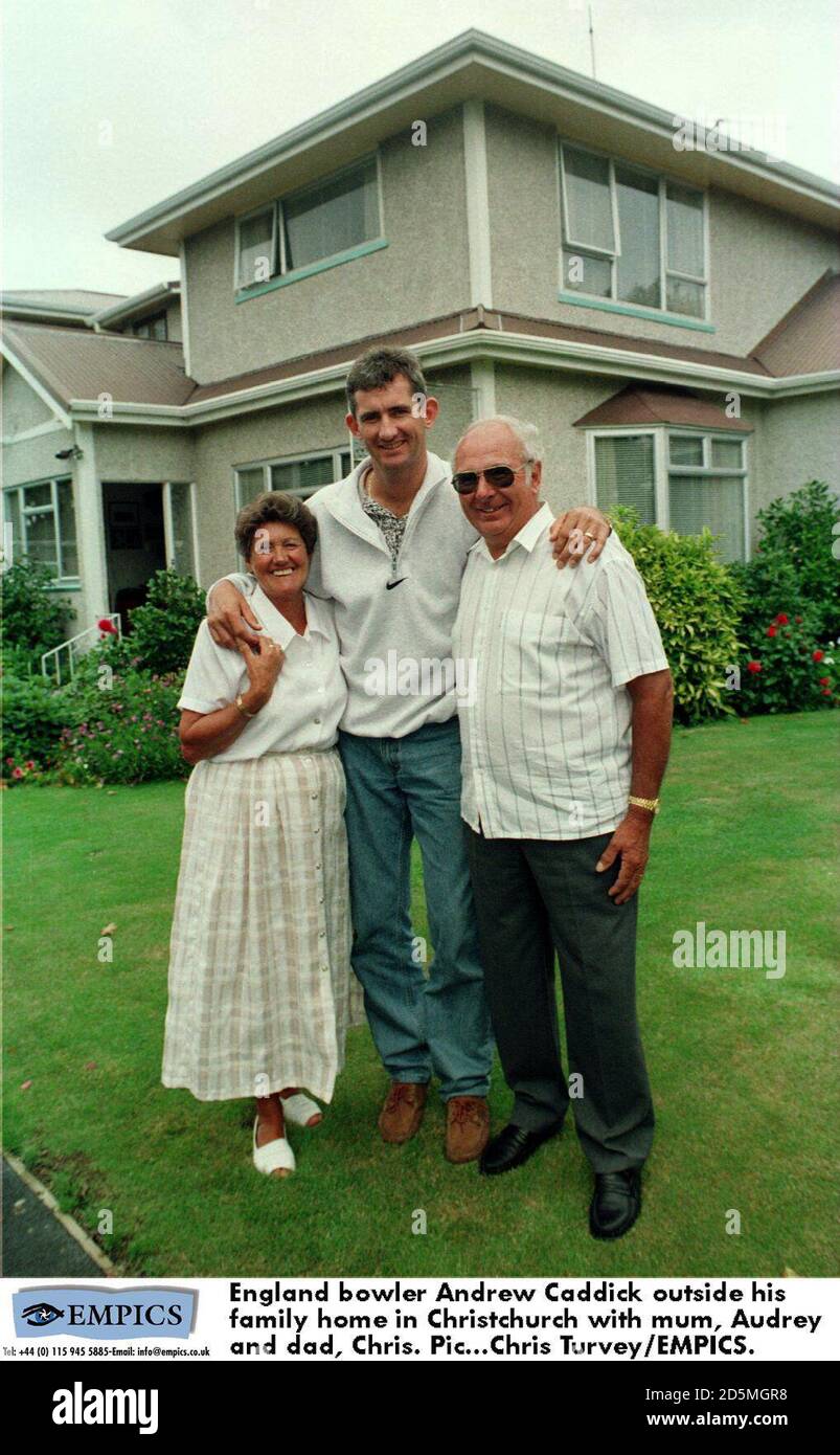 England bowler Andrew Caddick returns to his family home in ...