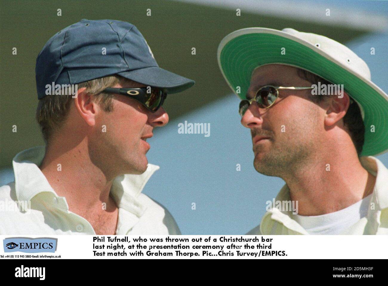 Phil Tufnell, who was thrown out of a Christchurch bar last night, at ...