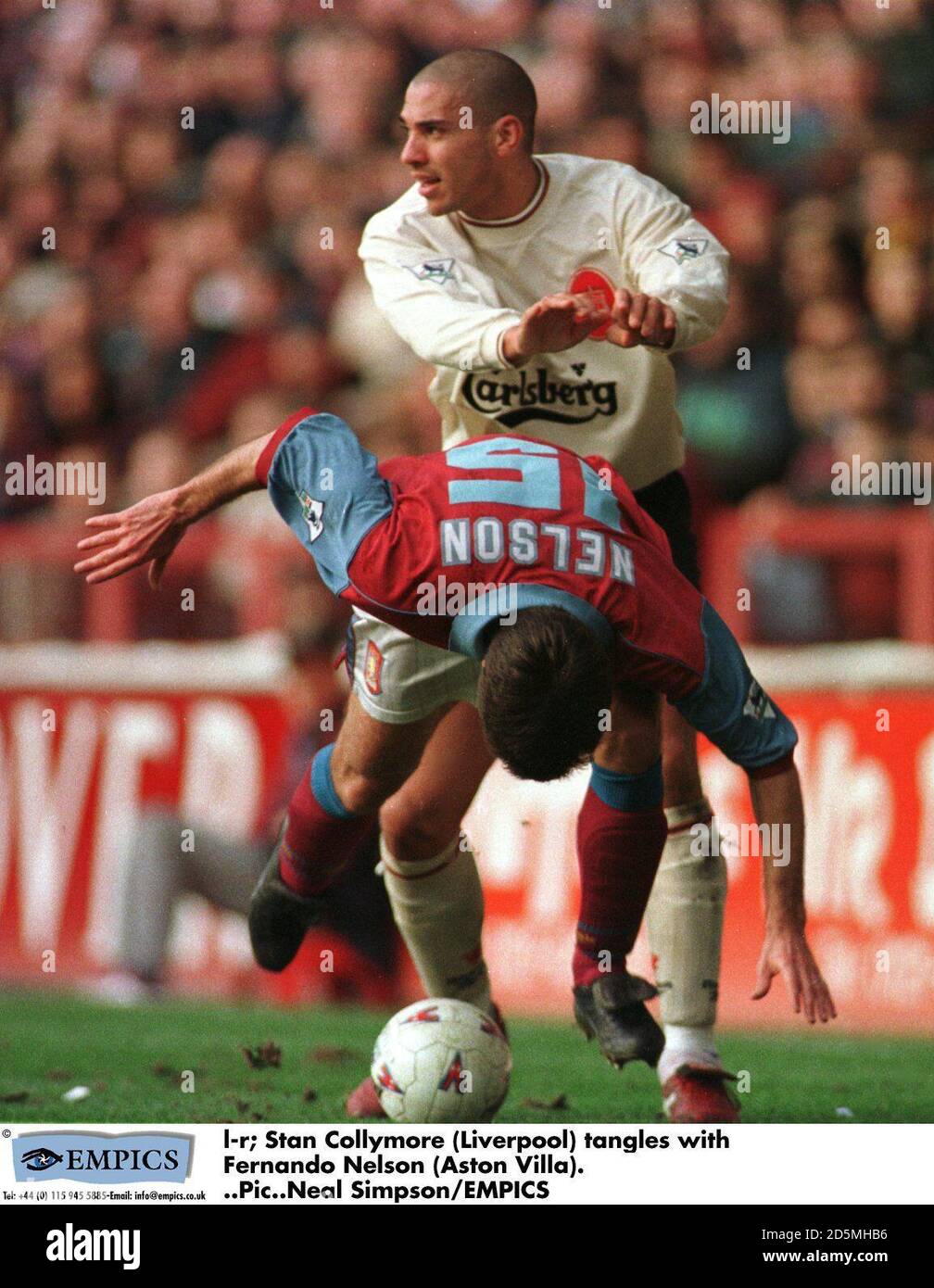 Soccer stan collymore aston villa hi-res stock photography and images ...