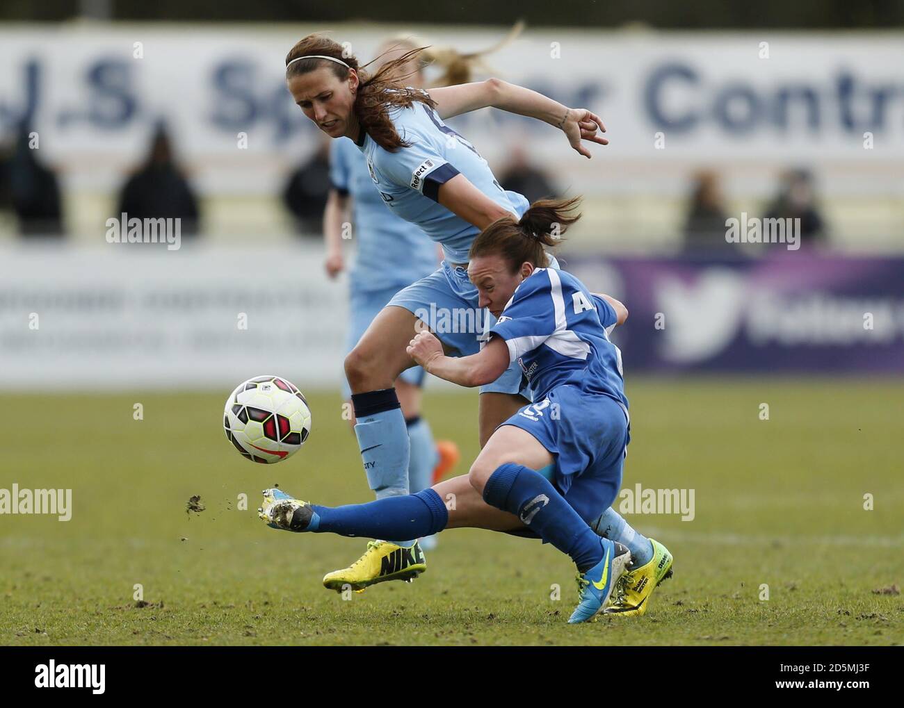 Birmingham City's Remi Allen and Manchester City's Jill Scott Stock ...