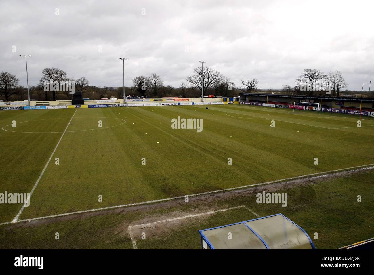 General view of the Solihull Moors FC ground, Damson Park Stock Photo ...