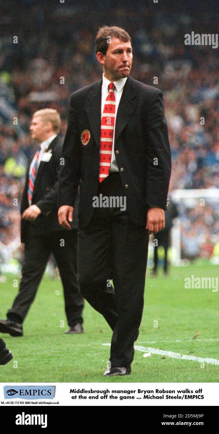 Football manager bryan robson hi-res stock photography and images - Alamy