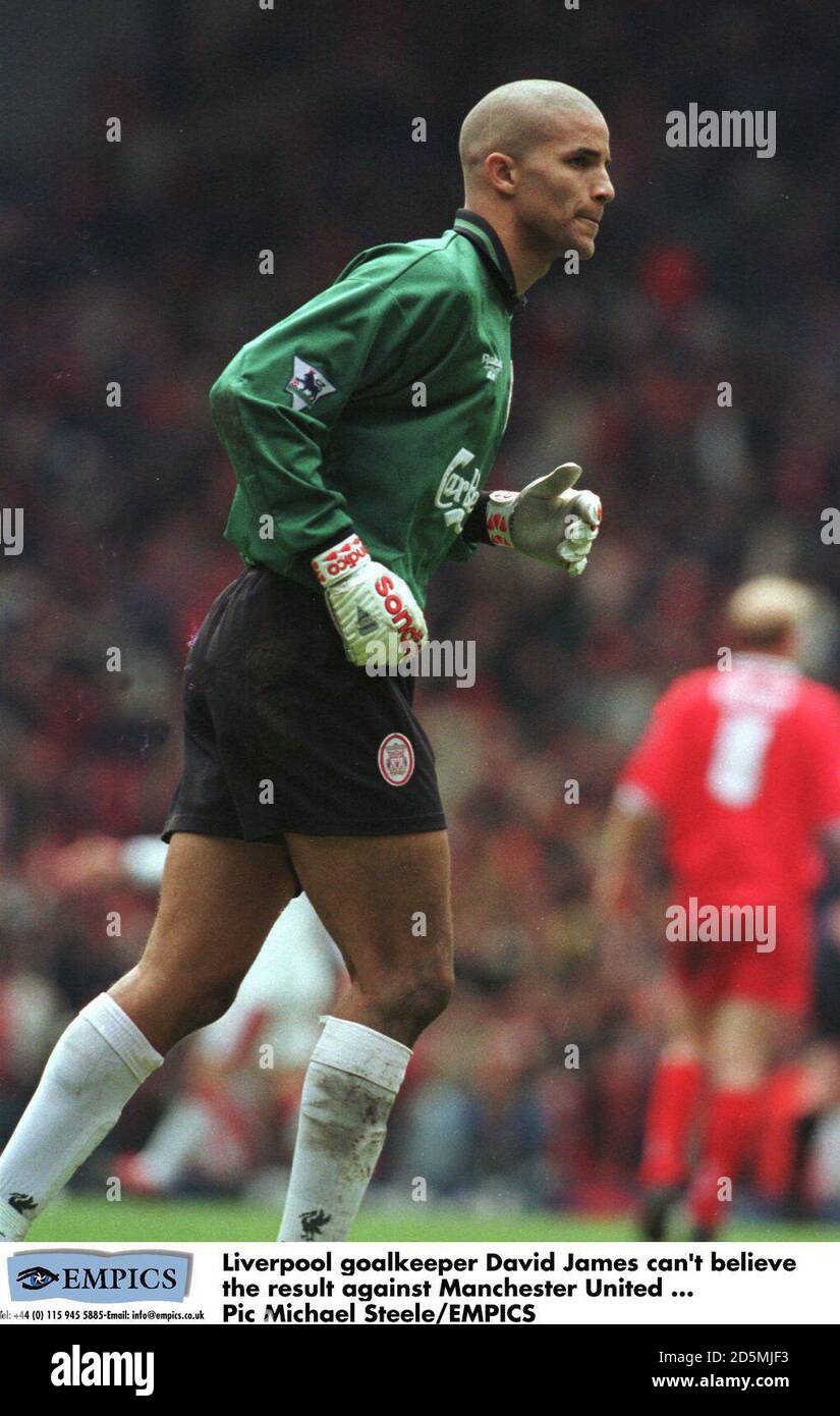 Liverpool goalkeeper David James can't believe the result against ...