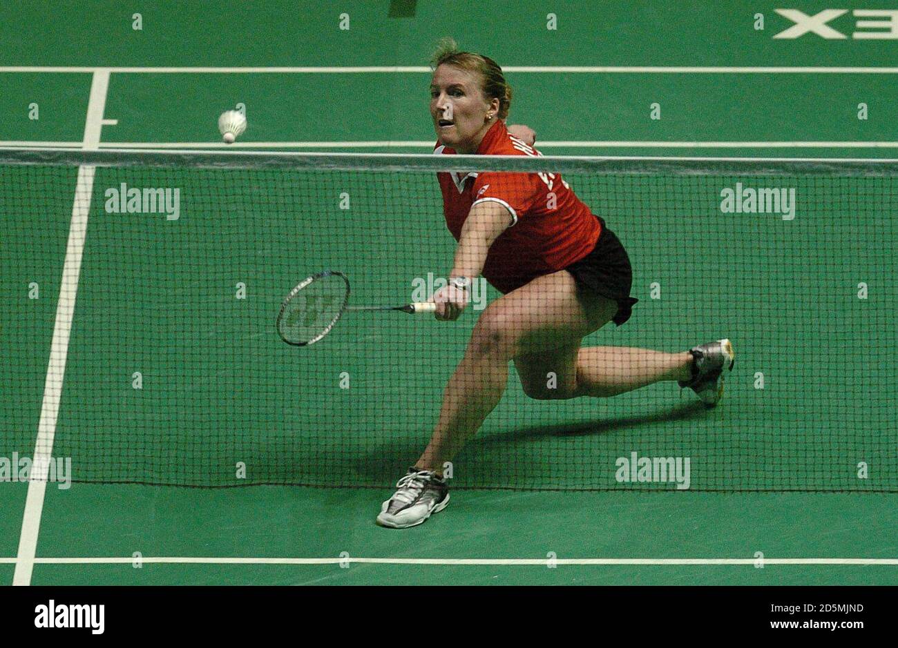 England's Tracey Hallam Stock Photo - Alamy