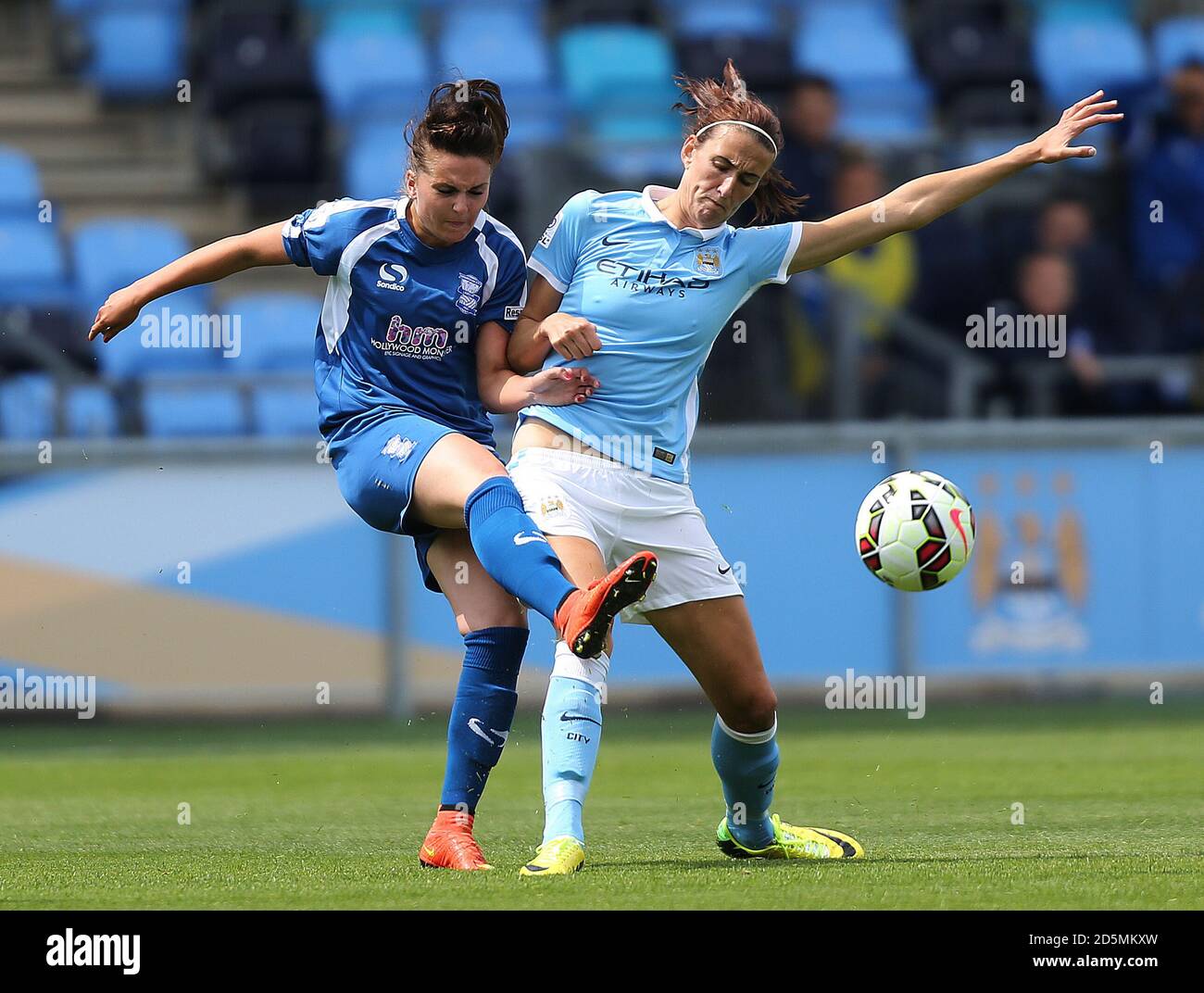 Manchester City Women's Jill Scott and Birmingham City Ladies Melissa ...