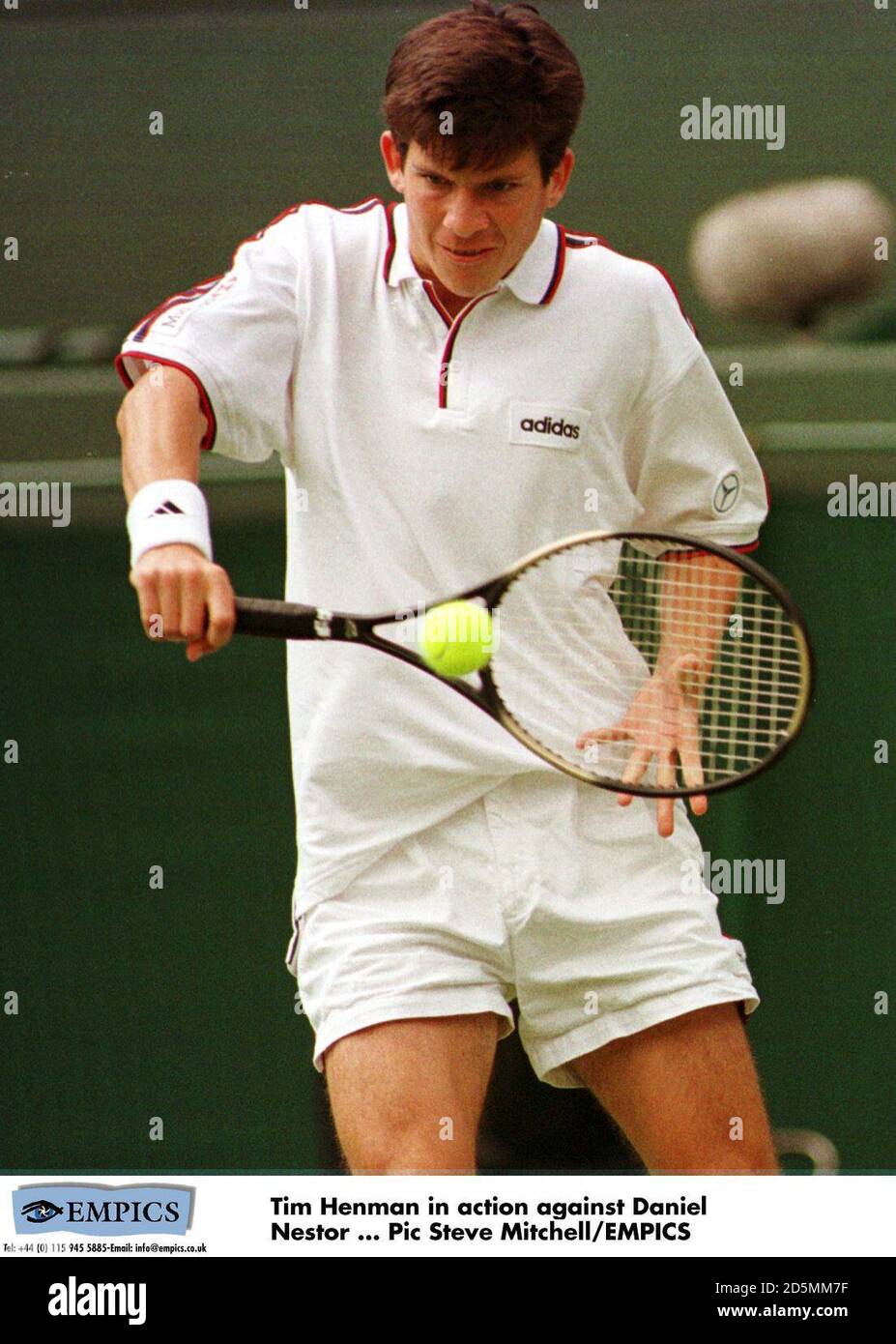 Tim henman in action hi-res stock photography and images - Alamy