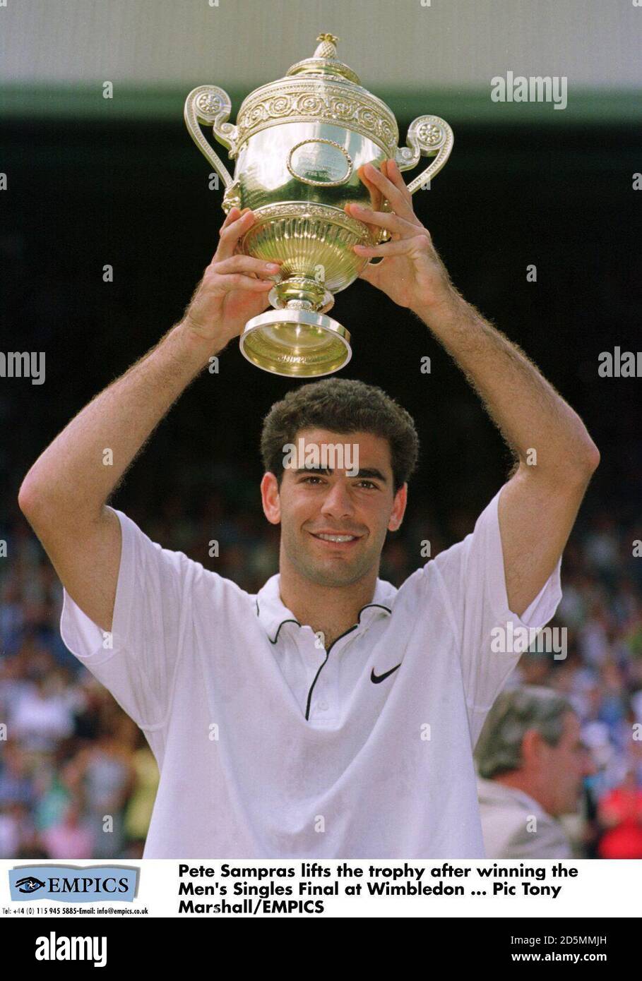 Pete sampras with trophy hi-res stock photography and images - Alamy