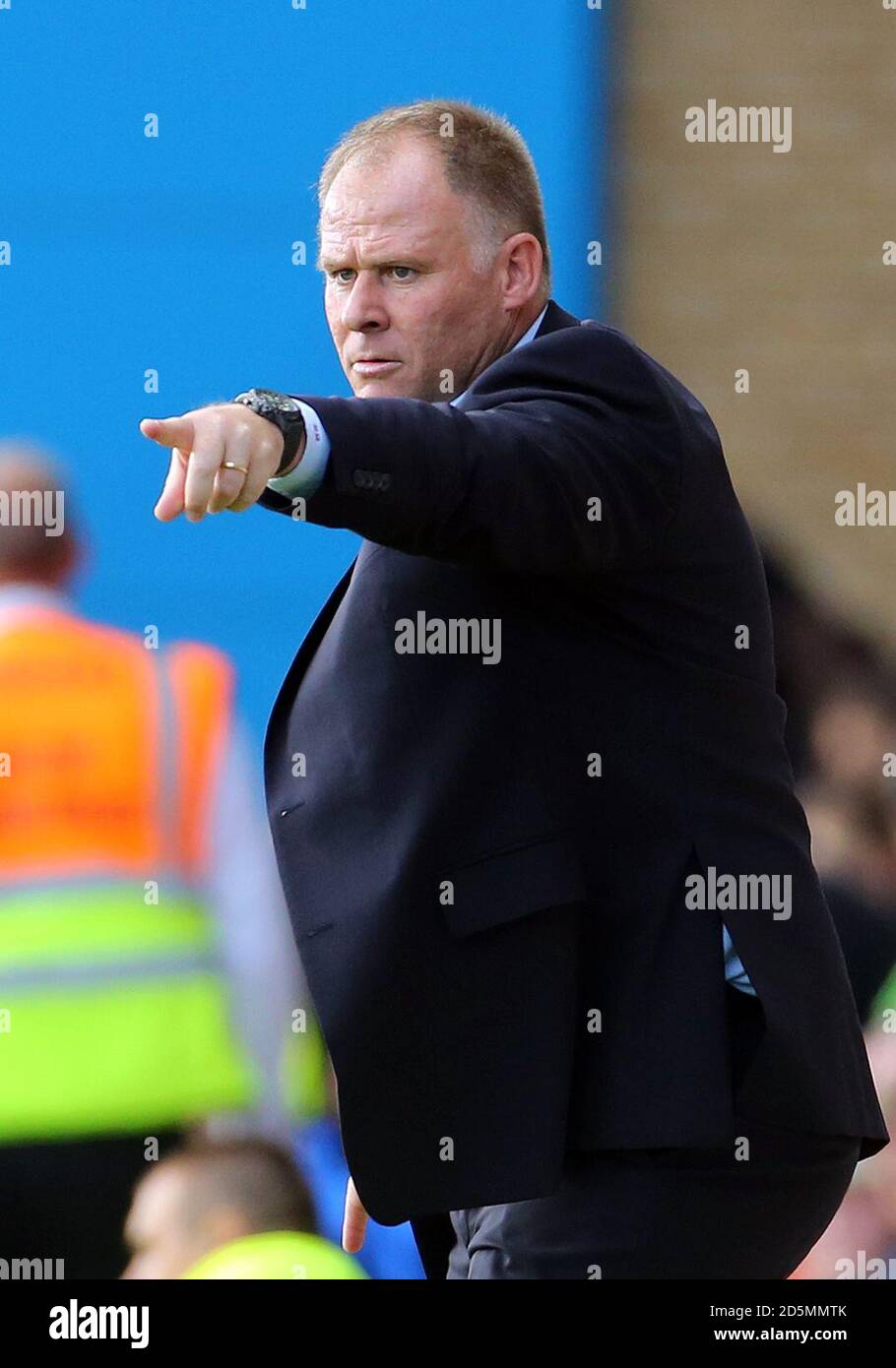 Blackpool Manager Neil McDonald Stock Photo - Alamy