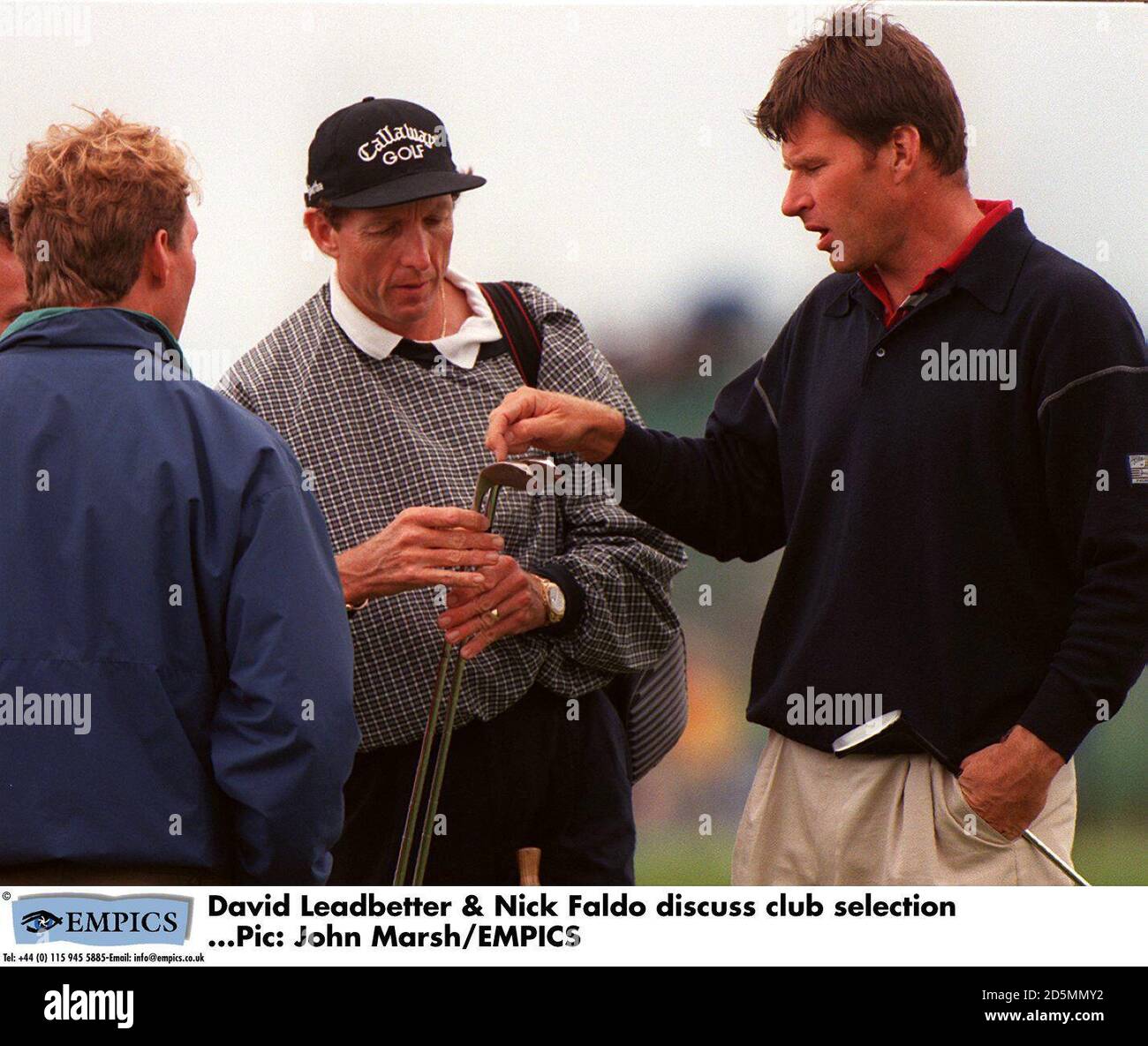 David leadbetter with nick faldo hi-res stock photography and images ...