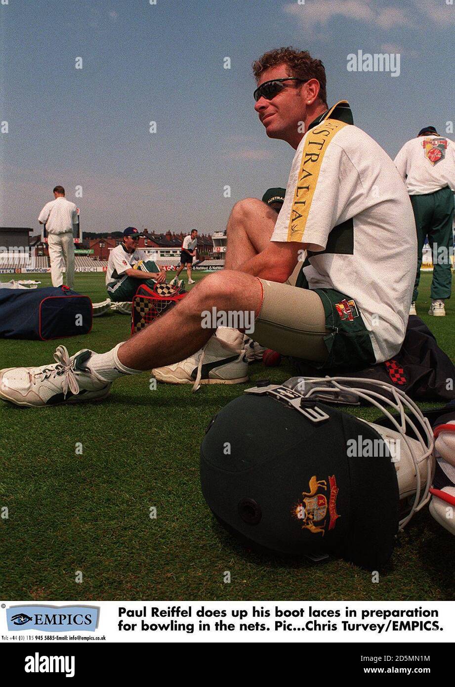 Cricket reiffel hi-res stock photography and images - Alamy