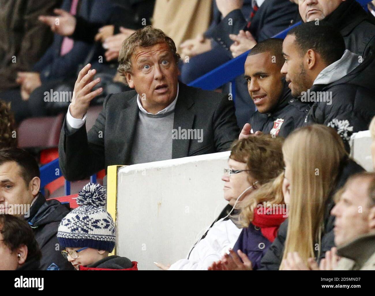 Swindon Town's Chairman and Caretaker manager Lee Power Stock Photo - Alamy