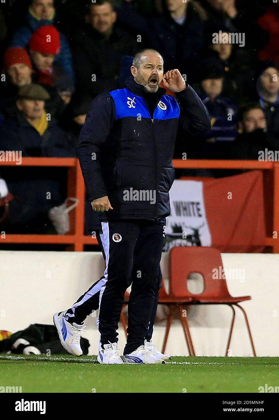 Reading manager Steve Clarke Stock Photo - Alamy